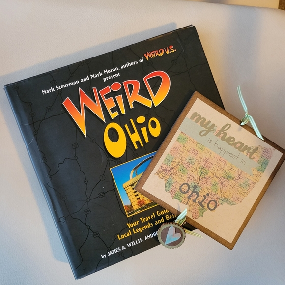 Accents | Ohio Bundle Weird Ohio Travel Book Ohio Map Sign Buckeye ...